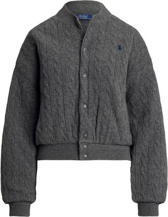 Polo Ralph Lauren Damen Strickblouson aus Wolle und Kaschmir