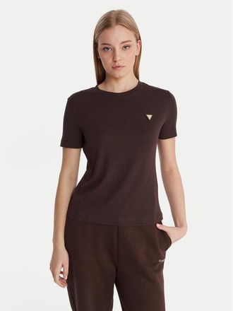 Guess T-Shirt V6RI17 KD741 Braun Regular Fit