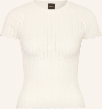 HUGO BOSS Stricktop C_Fice weiss