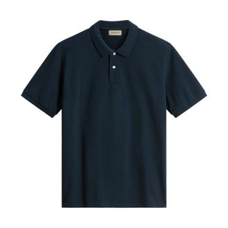 Woolrich Blaues Poloshirt Kurzarm - - Tops - Herren - Blau - S