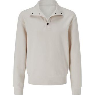 Lands End Jersey-Shirt Super Soft mit Stehkragen, Herren, Gr&ouml;&szlig;e:52-54 regular, Wei&szlig;, Baumwolle/Polyester/Baumwoll-Mischung, by Lands End