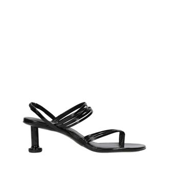 Alohas Schwarze Wildledersandalen mit Holzabsatz - - Shoes - Damen - Schwarzk - 41 EU