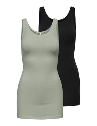 Only Only Lot de 2 d&eacute;bardeurs pour Femme, Desert Sage, M