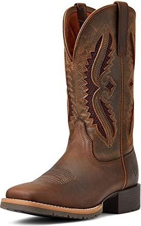 Ariat Ariat Bottes Hybrid Rancher Venttek 360 à bout carré pour femme - Talon bas mi-mollet - 2,5 à 5,1 cm - Marron, Marron clair/truffe vieilli, 39 EU