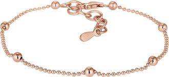 Elli Armband Damen Basic Kugel Geo in 925 Sterling Silber Rosé vergoldet