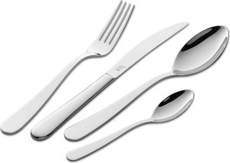 Zwilling Greenwich Besteck-Set, 68-teilig, Für 12 Personen, 18/10 Edelstahl/Hochwertiger Klingenstahl, Poliert, Silber