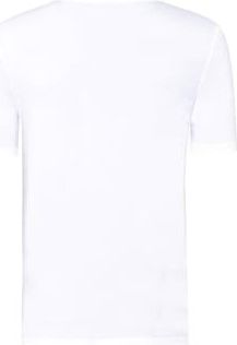 Hanro T-shirt col V en coton m&eacute;lang&eacute;
