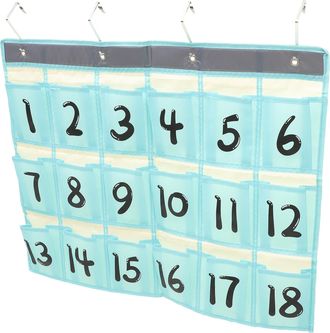 Valiclud Wandh&auml;ngender Organizer Robustem Oxford Multifunktionale Aufbewahrungstasche f&uuml;r Handys und Schmuck &uuml;ber T&uuml;r H&auml;ngbar Platzsparend f&uuml;r Klassenzimmer Sc