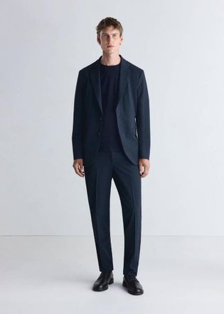 Mango TROUSERS TRAVEL blau - Herren - 38 - MANGO MAN