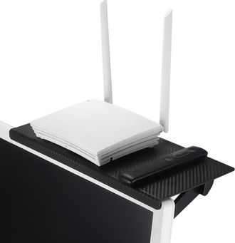 Generic TV-Regal oben, 33 cm (13 Zoll), Computer-Monitorregal, verstellbares Monitordisplay f&uuml;r Soundbar, Router, Konsole, Box, Projektor, Spielelektronik, Wo