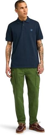 Timberland Millers River Polo piqué pour Homme, Saphir, foncé., XXL