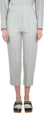 Alysi Femme, Pantalons, Vert, Taille: 34 FR Pantalon Textur&eacute; Court