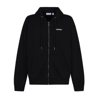 Off-white Homme, Sweatshirts et sweats &agrave; capuche, Noir, Taille: XL Half Arrow Skate Zip Sweat &agrave; capuche