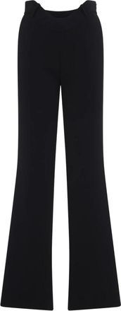 Jean Paul Gaultier Hosenanzug mit welligem Bund - - Trousers - Damen - Schwarzk - XS