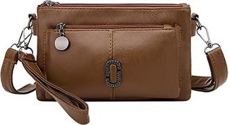 Generic Sac &agrave; main pour petit sac pour femme, sac &agrave; bandouli&egrave;re en cuir synth&eacute;tique, sac &agrave; bandouli&egrave;re tendance pour t&eacute;l&eacute;phone portable, petit sac carr&eacute;, gran