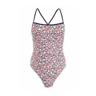 Tommy Hilfiger Gerade geschnittenes- einteiliges Badekleid - - Swimwear - Damen - Mehrfarbig - S