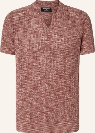 Strellson Strick-Poloshirt Firo rot
