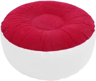 CHICIRIS Baxnore Aufblasbarer beflockter Hocker, Ultraleicht, tragbar, faltbar, runder Fu&szlig;hocker f&uuml;r Camping, Reisen, Wandern, Picknick, Strand, Outdoor-Aktivi