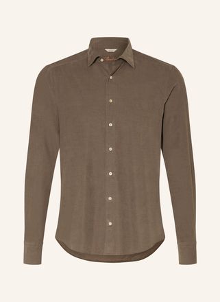 Stenstr&ouml;ms Cordhemd Slim Fit gruen