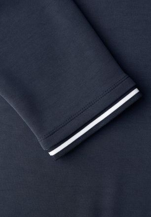 Street One Sweatshirt silk look shirt w.2 in 1 strip