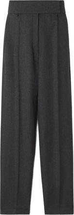 Lanvin pantalon court à taille haute - Noir