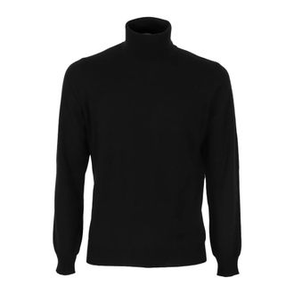 KANGRA Luxuri&ouml;ser Geelong-Wollpullover - - Knitwear - Herren - Schwarzk - 3XL