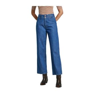 Pepe Jeans London Nachhaltige Straight Leg Denim Jeans - - Jeans - Damen - Blau - W29 L30