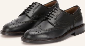 HUGO BOSS Derby-Schn&uuml;rer Mosby braun