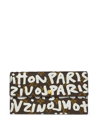 Louis Vuitton portefeuille Monogram-Graffiti (2001) - Marron