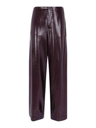 Alberta Ferretti Pantalons D&eacute;contract&eacute;s - Marron