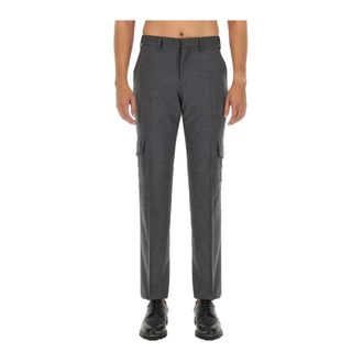 Lardini Wollmischung Cargo Hose - - Trousers - Herren - Grau - XL