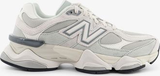 New Balance U90602 mesh and suede sneakers with embroidered logo - NEW BALANCE - gender_Man