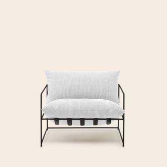 Madura Fauteuil Alceno Racer ivoire