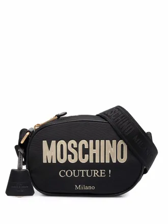 Moschino sac &agrave; bandouli&egrave;re &agrave; logo Couture - Noir