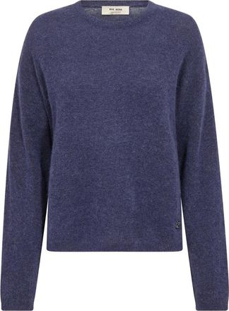 Mos Mosh MOS Mosh, Femme, Pulls, Bleu, Taille: 40 FR Tricot &agrave; col rond