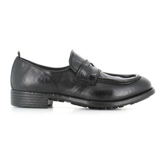 Officine Creative Schwarzer Ledermokassin - - Shoes - Damen - Schwarzk - 36 EU