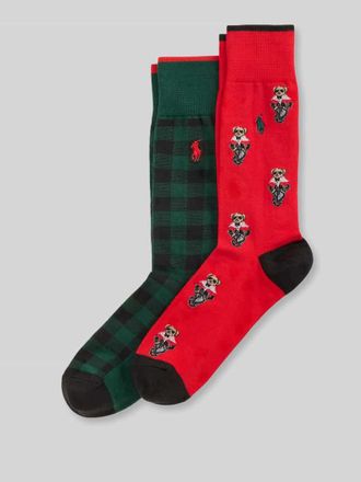Ralph Lauren Socken mit Logo-Stitching im 2er-Pack