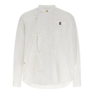 Undercover Homme, Chemises, Blanc, Taille: L The Shepherd Tangled Cotton Shirt