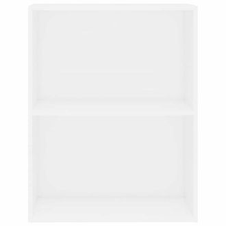 Generic Aufbewahrungs-B&uuml;cherregal, Vertikaler Offener Regal-Organizer, B&uuml;cherregal aus Holzwerkstoff f&uuml;r Wohnzimmer, Schlafzimmer, B&uuml;ro (Wei&szlig; 03)