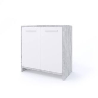 Vicco Waschbeckenunterschrank Beton Kiko 58x60x33 cm - Unterschrank für das Badezimmer, Ideal zum Verstauen von Putzmitteln, Handtüchern & Pflegeprodukten