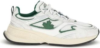 Dsquared2 Homme, Chaussures, Blanc, Taille: 40 EU Baskets Feuille d&eacute;rable r&eacute;fl&eacute;chissante