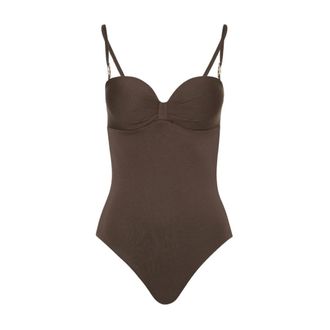 Max Mara Chantal Badeanzug - - Swimwear - Damen - Braun - 2XL