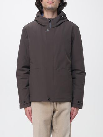 H&egrave;SKIMO Gepolsterter wasserdichter Nylon-Windbreaker mit Kapuze und Slim Fit