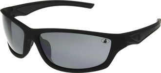 Ironman Relentless Wrap Sonnenbrille für Herren, Mattschwarz, 63 mm