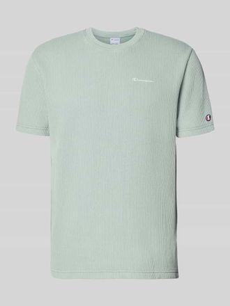 Champion T-Shirt mit Strukturmuster und Label-Stitchings