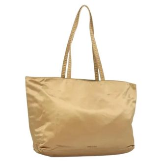 Prada Pre-owned Satin sacs-prada - Femme - Pre-owned - Jaune - Taille: ONE Size