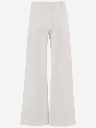 Ql2 Quelledue Pantalon en coton extensible Ql2 Donna