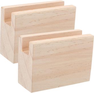 Valiclud 2 Stück Möbelheber aus Holz Stabile Möbelerhöhungspads für Bettrahmen Sofabeine und Schrankfüße Langlebige Schwere Möbelheber mit Rutschfestem Design 