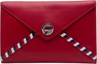 Chanel Pre-owned Vintage Clutch - Femme - Pre-owned - Rouge - Taille: ONE Size