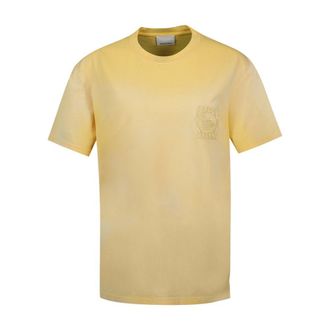 Isabel Marant Unisex Honore T-Shirt Yellow Cotton